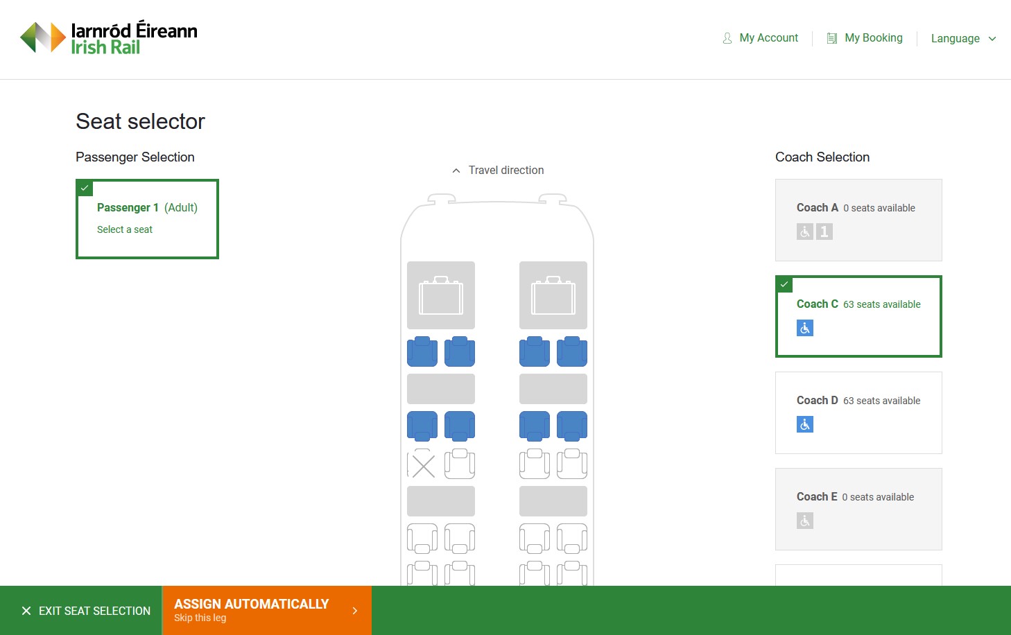 Travelling by intercity trains in Ireland with Irish Rail - Urbanist ...