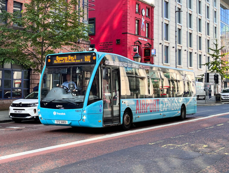 GUIDE | Translink Airport Express Bus 600 from Belfast City Airport to ...